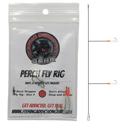 Fishing Addiction Gear Perch Fly Rigs – Fishermans Central
