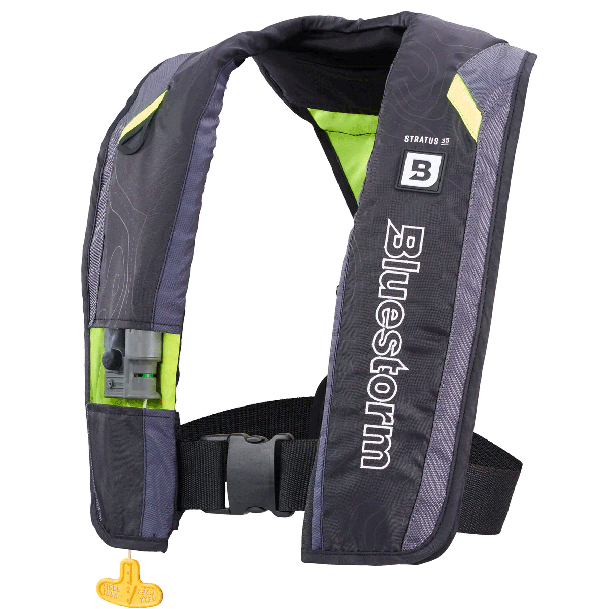 Bluestorm Stratus 35 Inflatable Life Vest – Type II Offshore PFD ...
